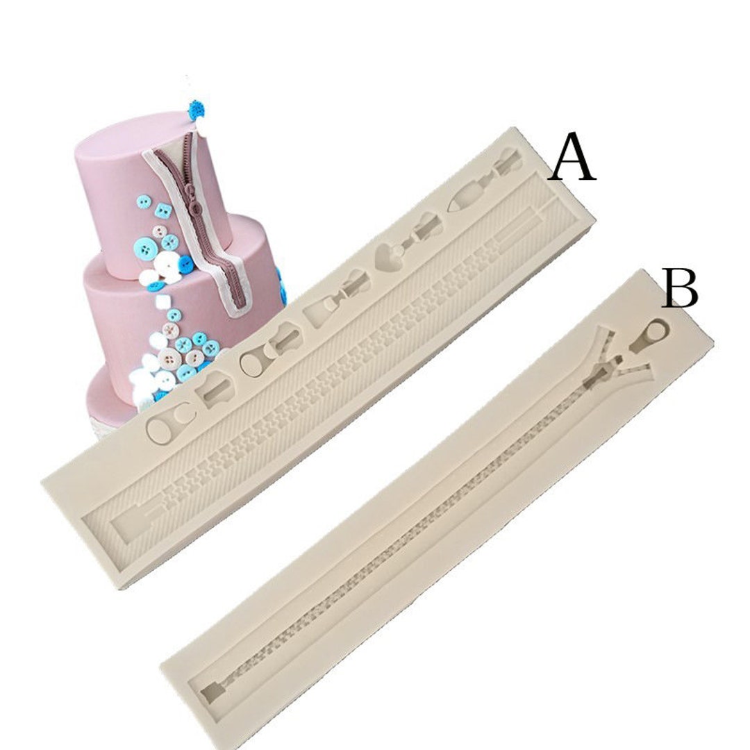 Zipper Silicone Mold Decor for Chocolate Cake Baking Tools - Etsy