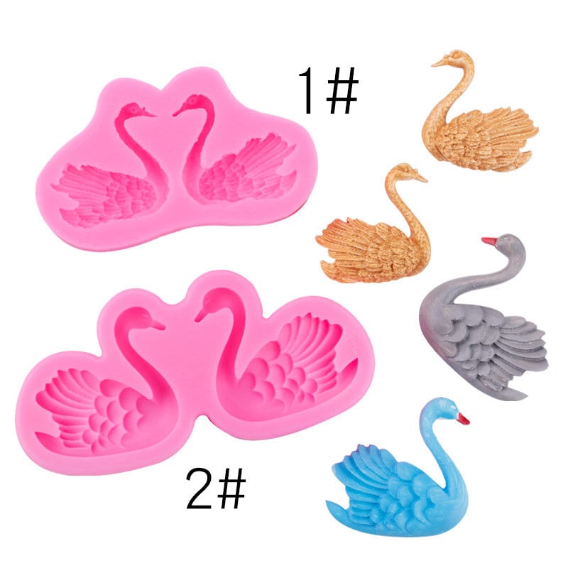Swan Fondant Mould - Etsy