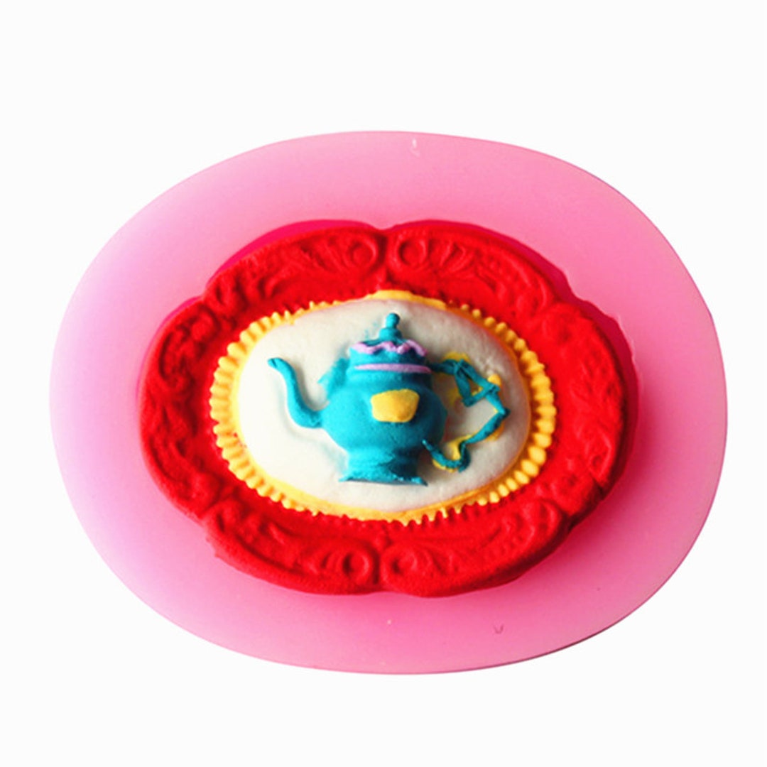 DIY Teapot Badge Design Liquid Silicone Cake Mold for Fondant - Etsy
