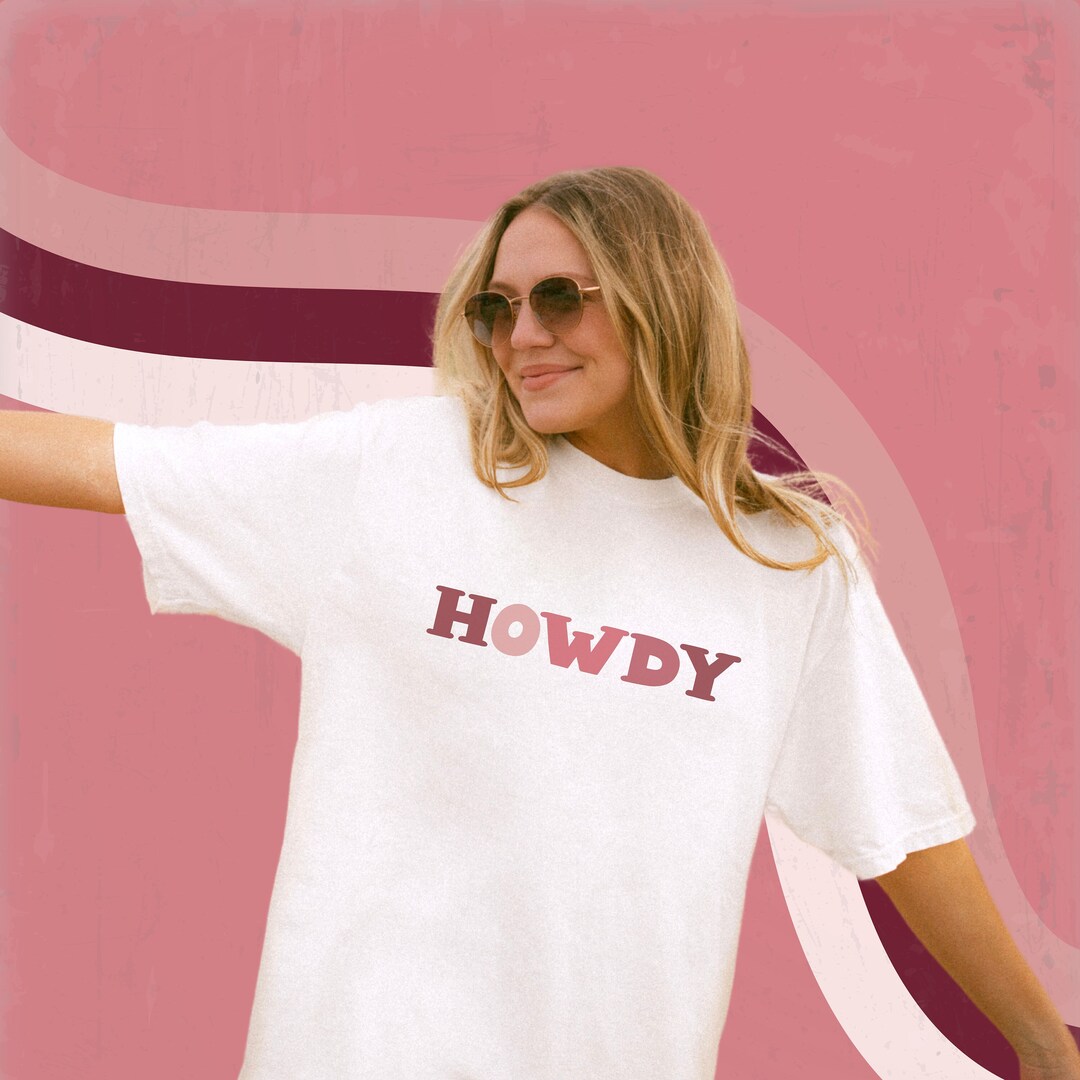 Maroon Howdy Shirt, Texas Shirts for Women, Texas Shirt, Texas Shirts ...