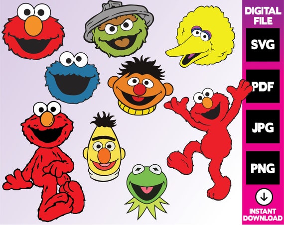 Sesame Street Svg Elmo Svg Sesame Street Cookie Monster S Inspire The