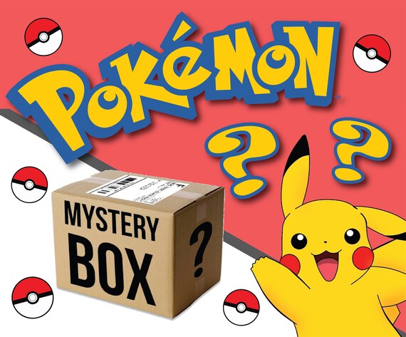 Pokemon Mystery Box Pokemon Surprise Box Personalized Pokemon - Etsy ...