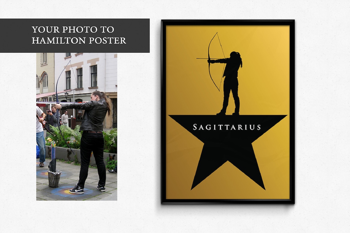 Custom Hamilton poster Photo to wall art Personalized Musical | Etsy