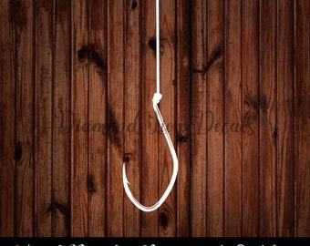 Fishing Pole Decal - Etsy