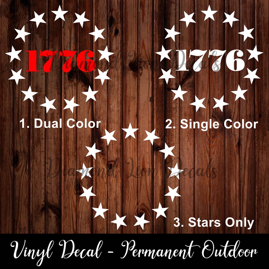 Betsy Ross Stars Decal︱american Flag︱united States︱patriotic︱father's ...