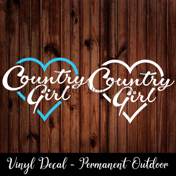 Country Girl Decals - Etsy