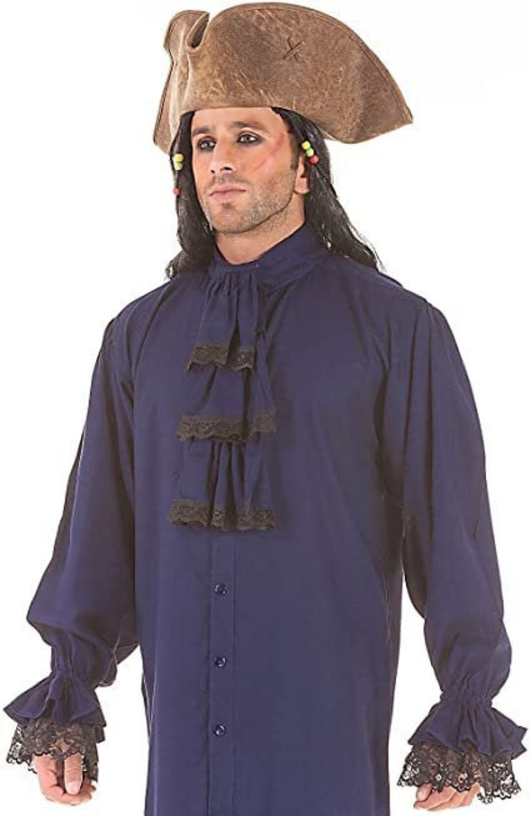 Medieval Pirate Renaissance Poet Cosplay Costume Colonial Shirt C1086 ...