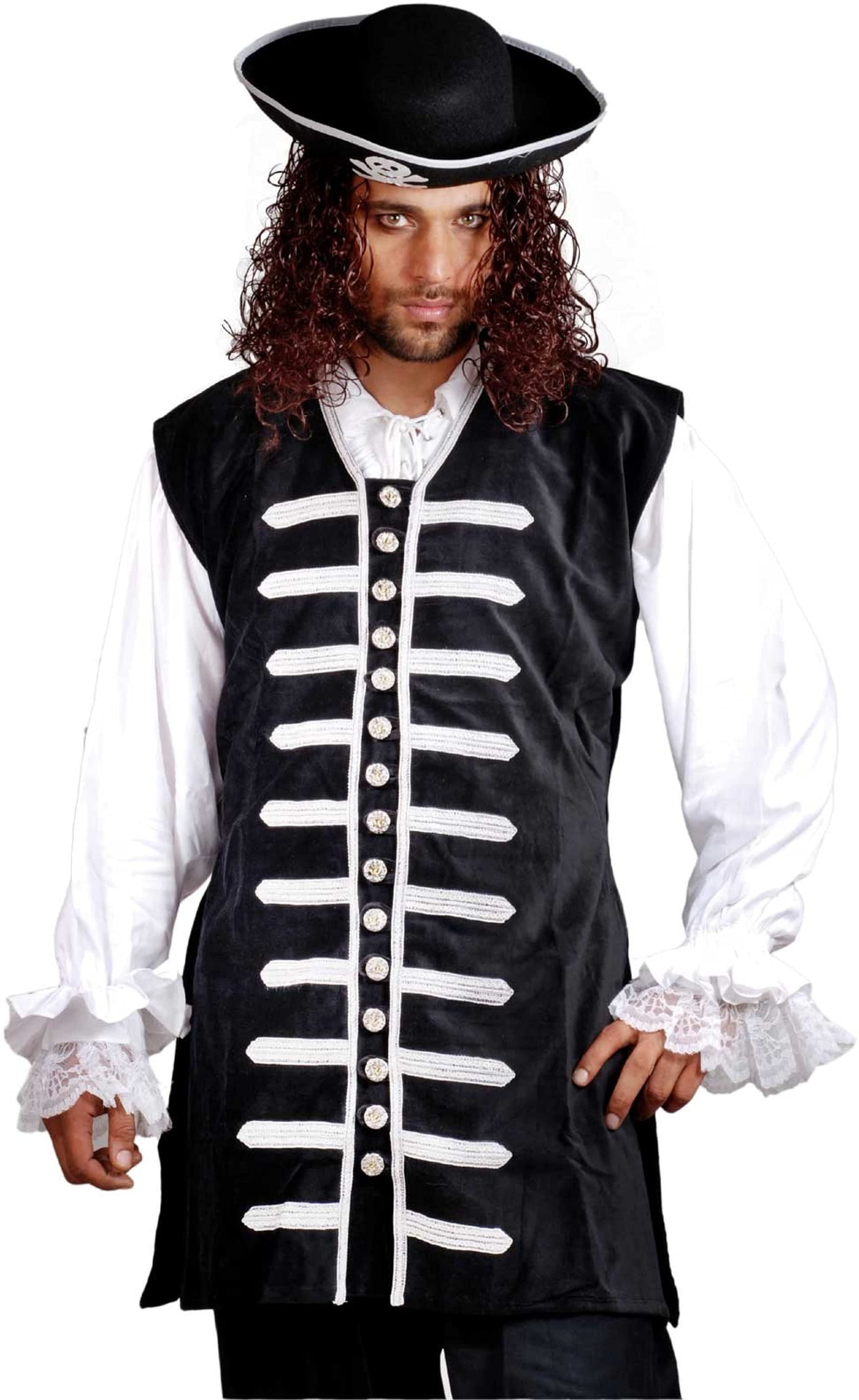 Thepiratedressing Medieval Renaissance Pirate 100% Cotton Captain Coat ...
