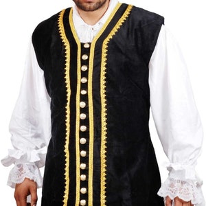 Thepiratedressing Medieval Renaissance Pirate 100% Cotton Captain Coat ...