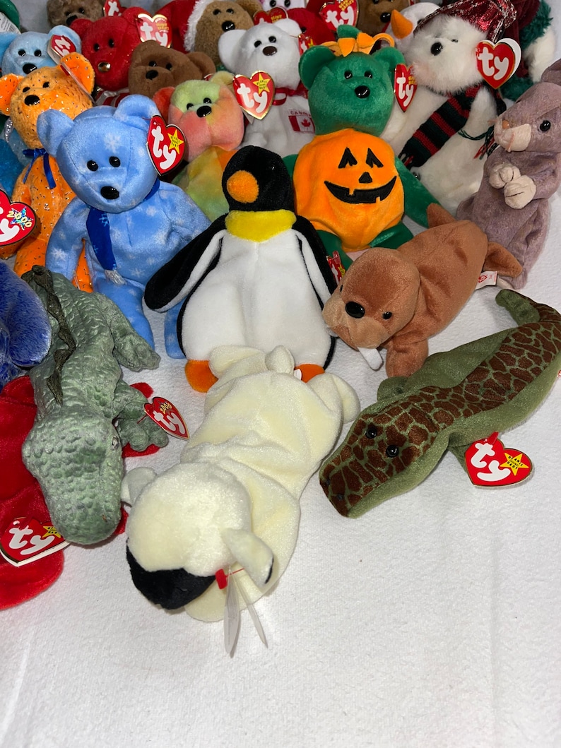 Retired TY Beanie Babies See Description and Pick Your Beanie F - Etsy