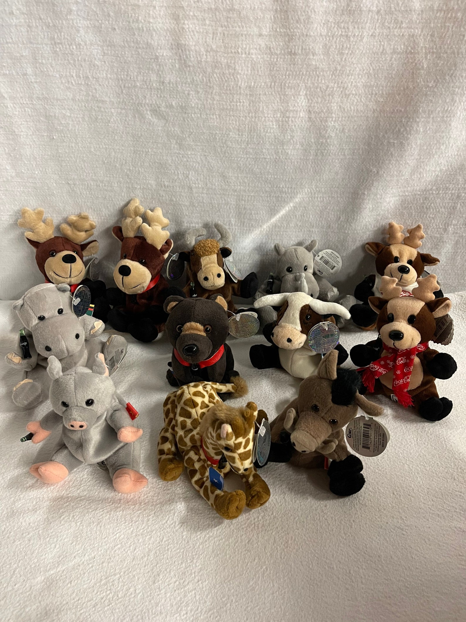 Coca Cola Plush Collectible Stuffed Animals See Description - Etsy