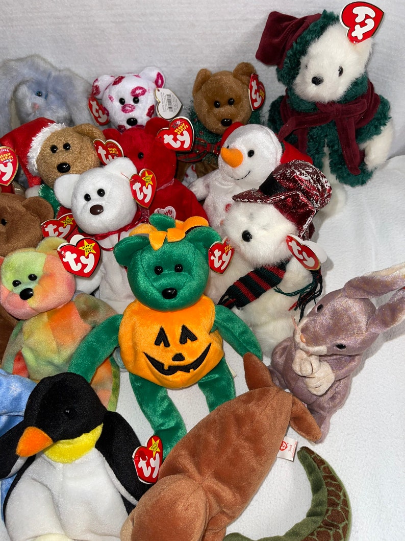 Retired TY Beanie Babies See Description and Pick Your Beanie F - Etsy