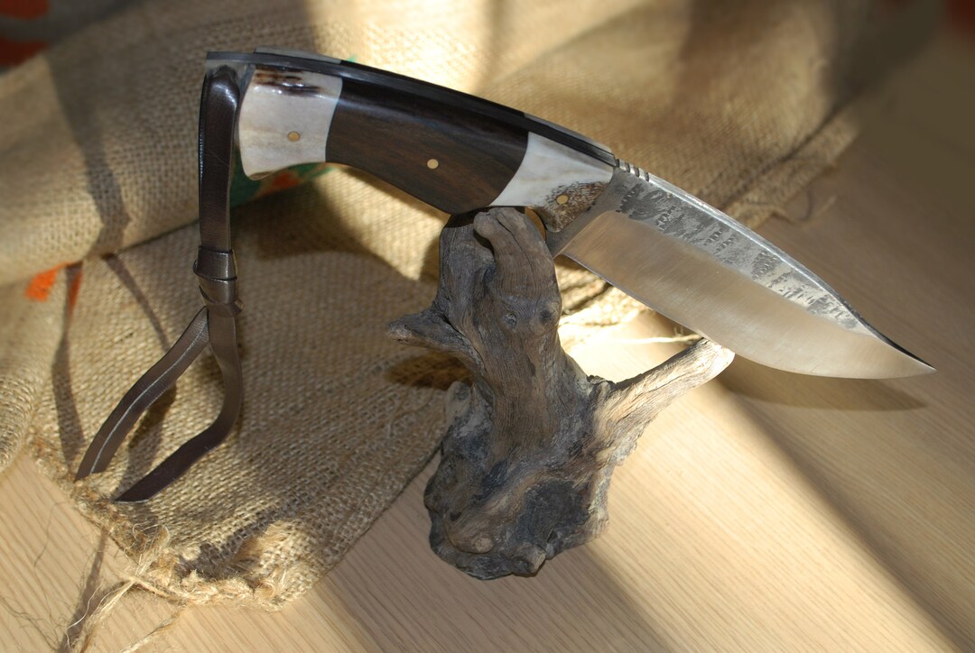 Hunting Knife, "ugly Forge" in Steel K720 - Etsy