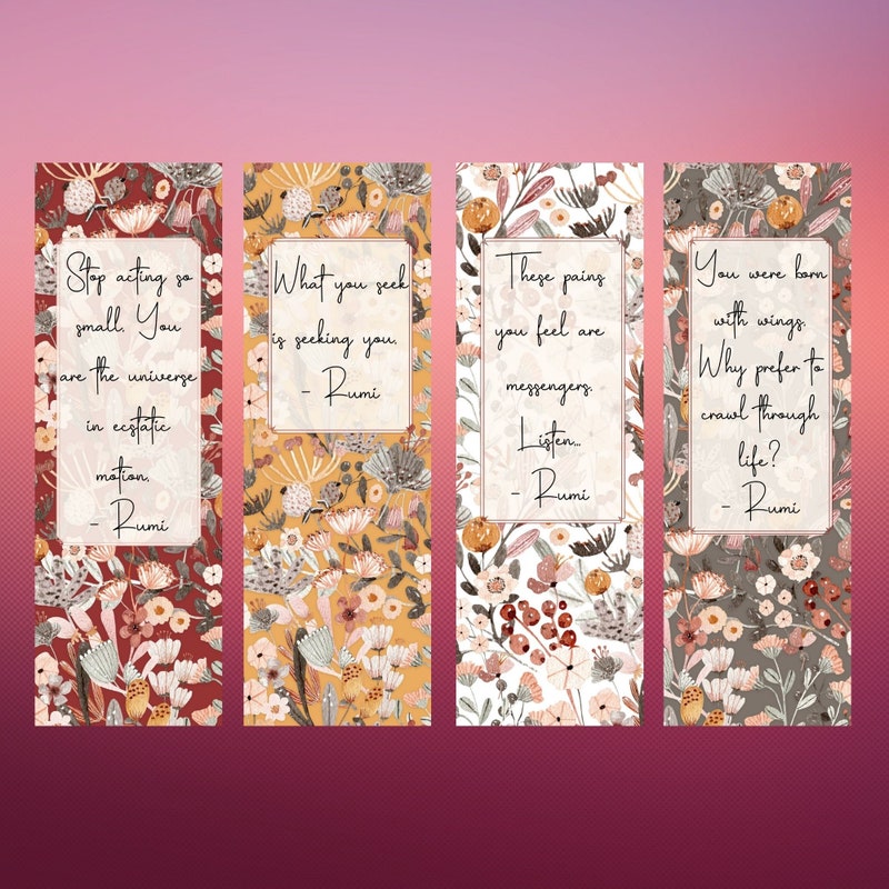 Quote Bookmarks - Etsy