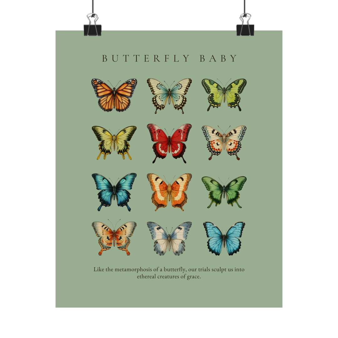 Butterfly Poster | Mindfulness | Spiritual Gift - Etsy