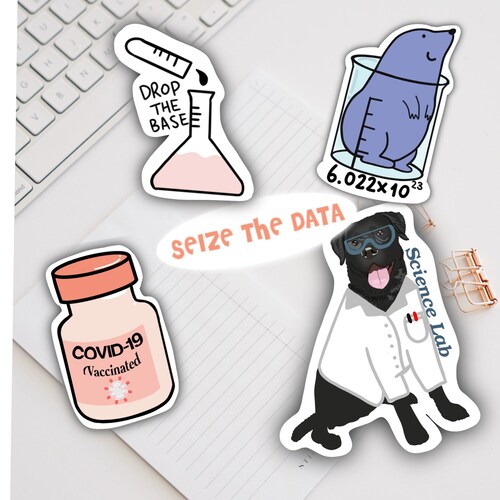 50/100pcs Laboratory Science Chemistry Stickers Physics | Etsy