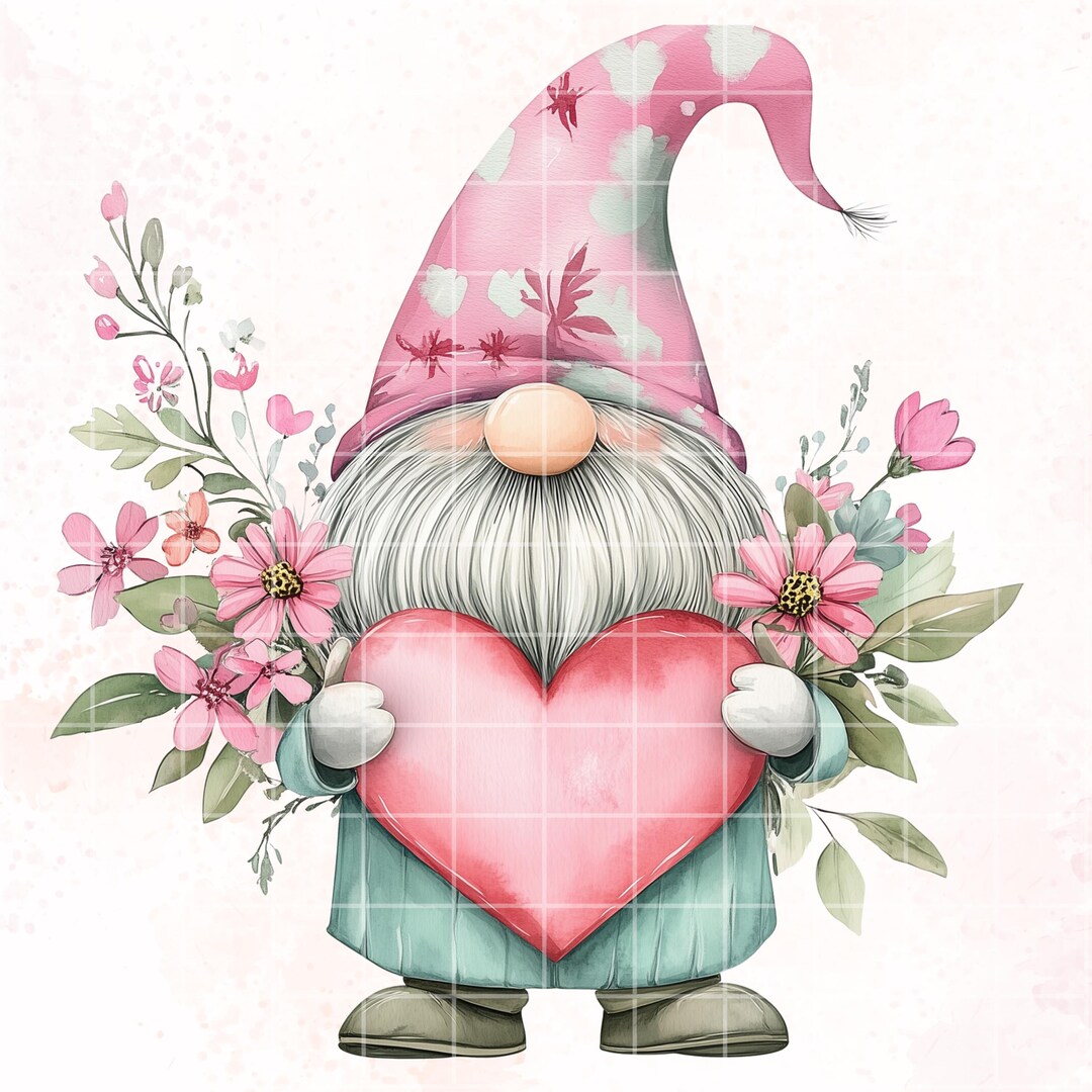 16 Cute Valentine's Day Clipart Love Gnomes Valentine Gnomes Png Kids ...