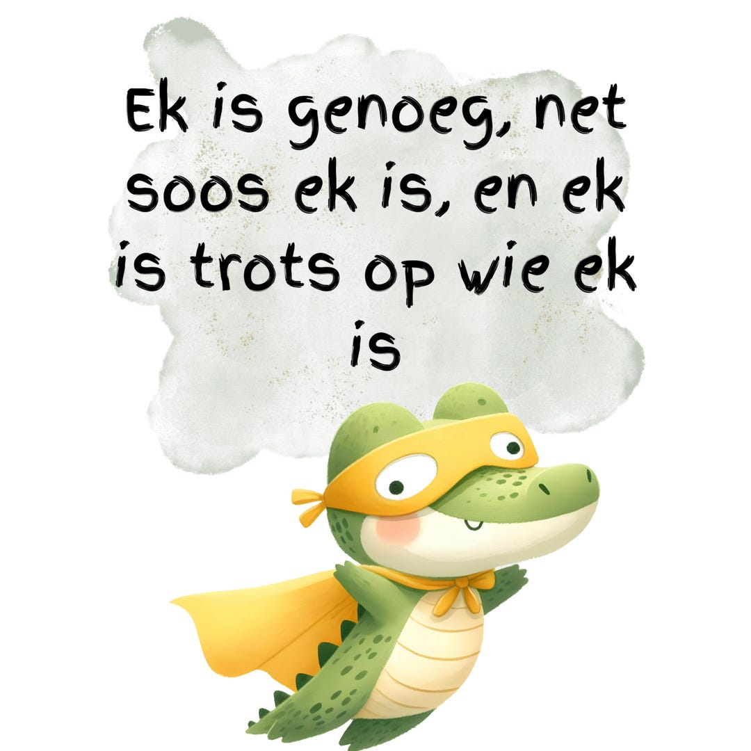 30 Afrikaanse Affirmation Cards children's Printable Positive ...