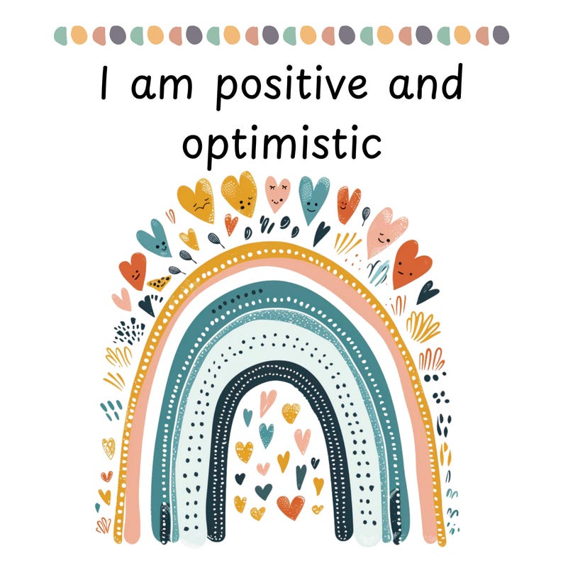 30 Children's Printable Positive Affirmation Cards | Set of 30 Kids ...