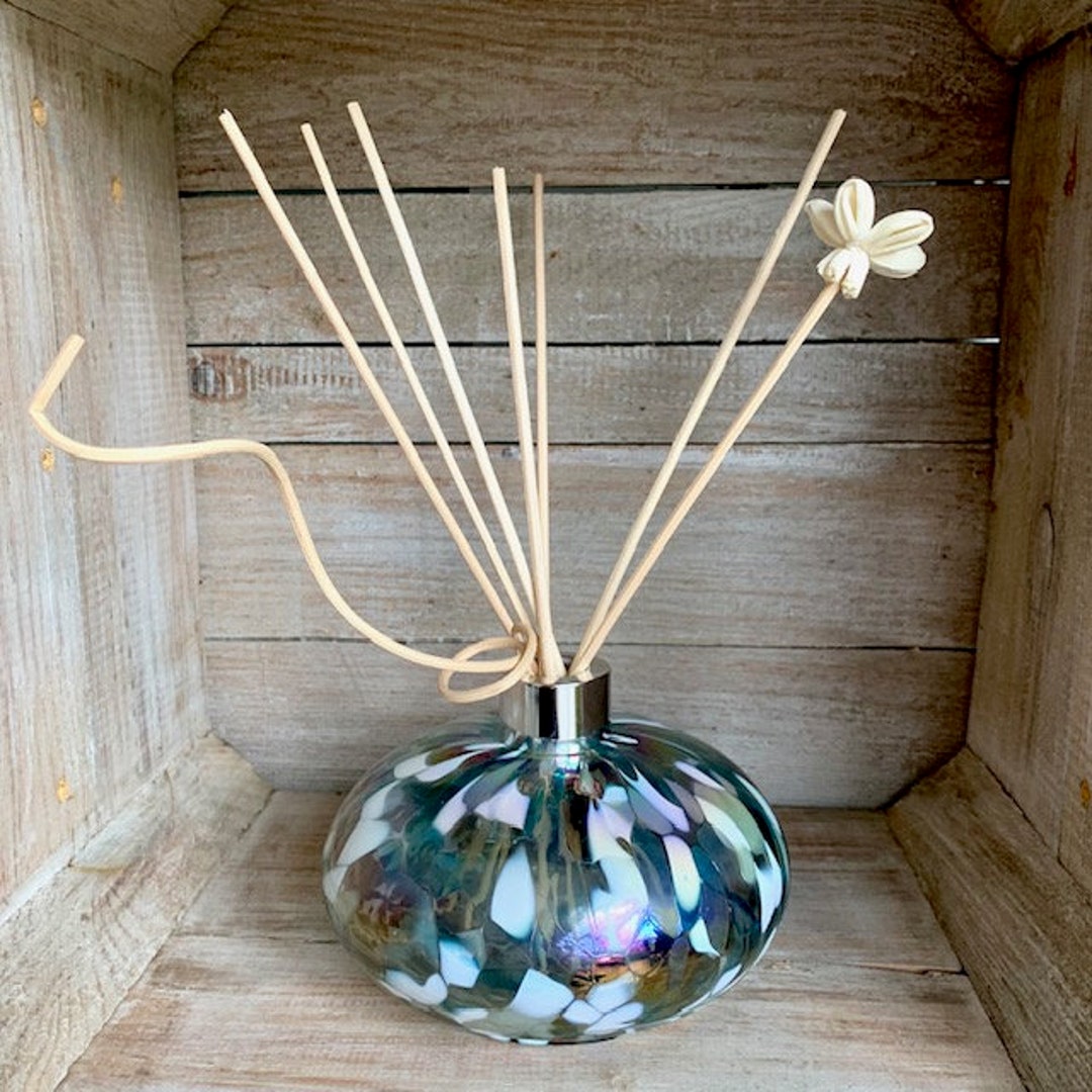 Luxury Mouth Blown Glass Reed Diffuser Set With Handmade Fragrance ...