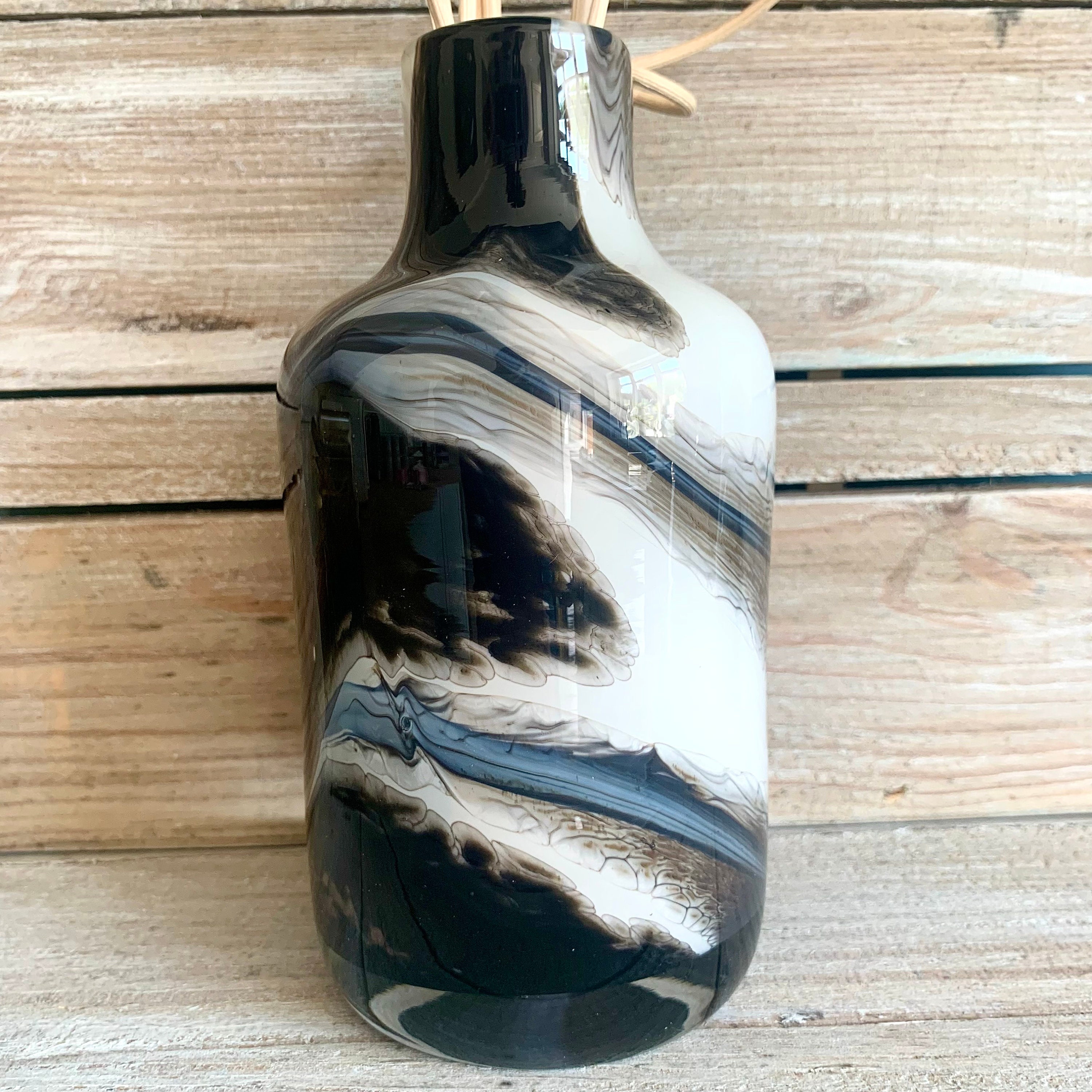 Luxury Mouth Blown Glass Reed Diffuser Set With Handmade - Etsy