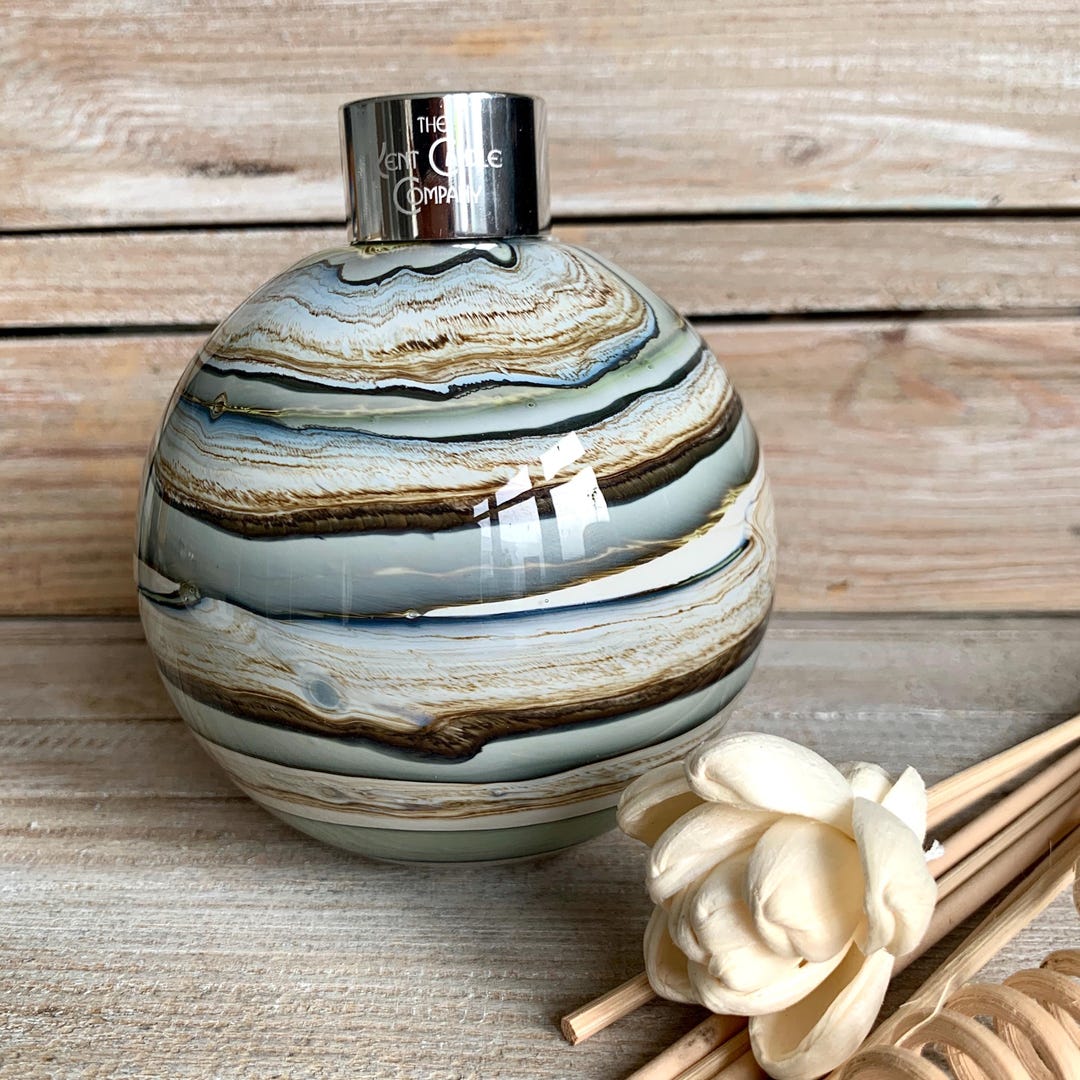Luxury Mouth Blown Glass Reed Diffuser Set With Handmade Fragrance ...