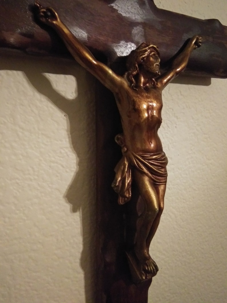 Early Wooden Cross Jesus Catholic Crucifixion Roma - Etsy