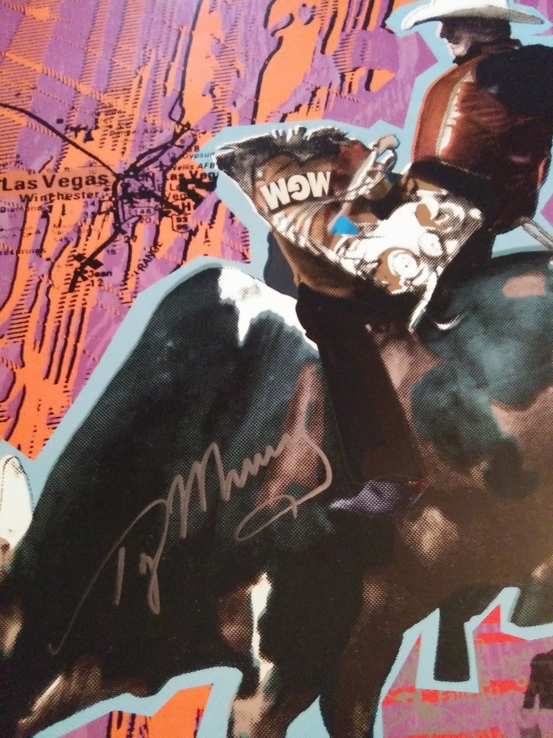 Ty Murray PBR Champion Western Rodeo Autographed Poster 1994 - Etsy