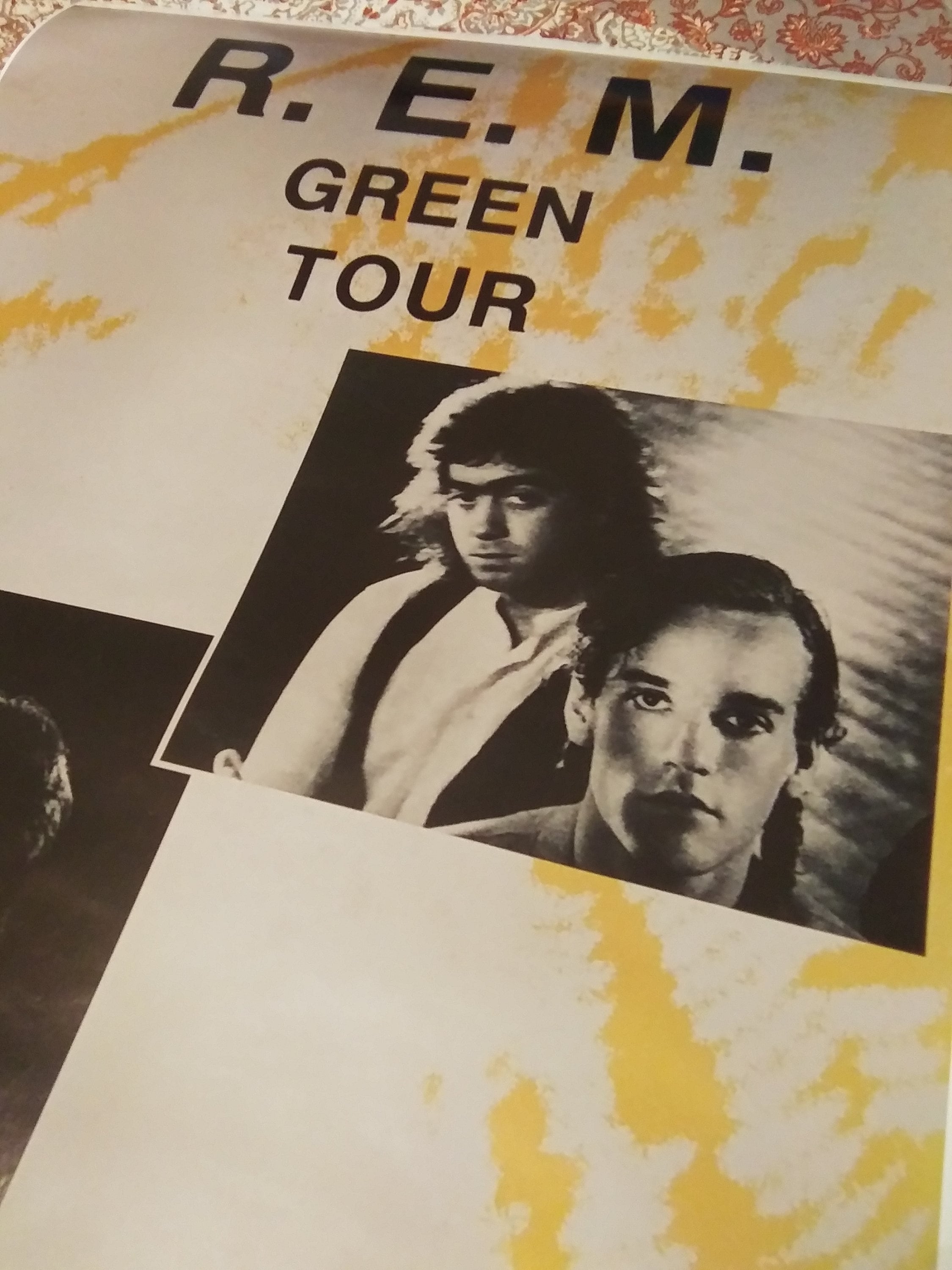 REM GREEN TOUR 1989 Repro Poster - Etsy