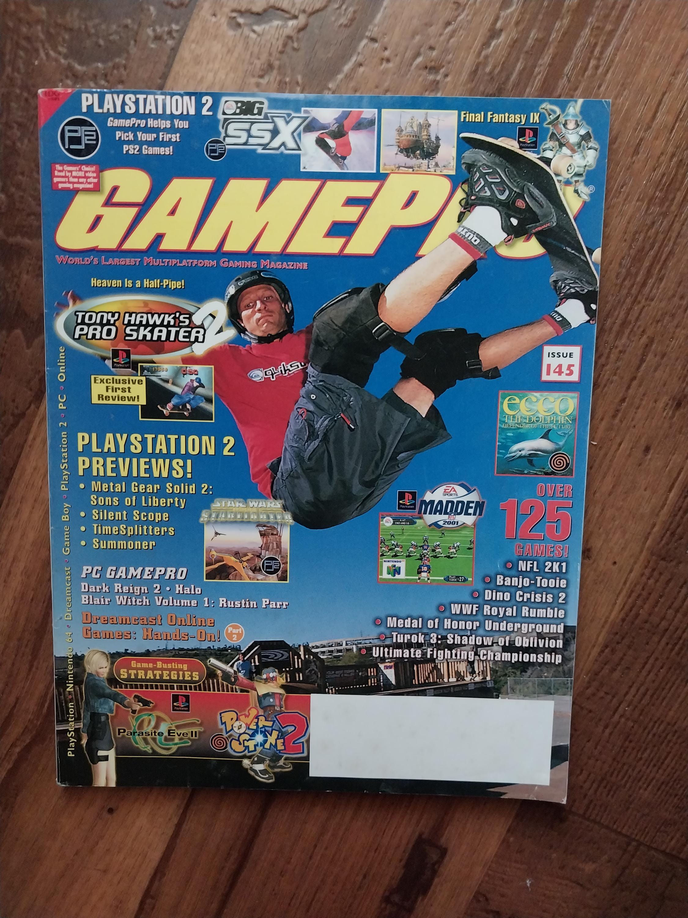 Gamepro Tony Hawk 2000 Magazine - Etsy