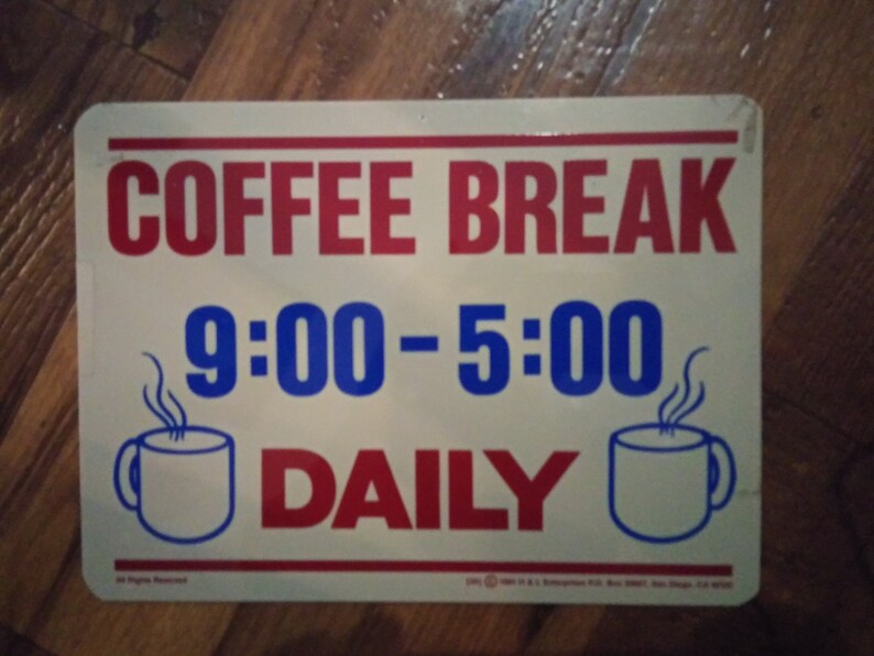 Coffe Shop Bistro and Coffee Break Sign - Etsy
