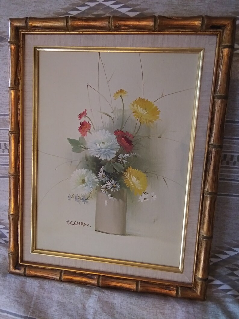 T C Chow Chinese Artist Spring Painting - Etsy