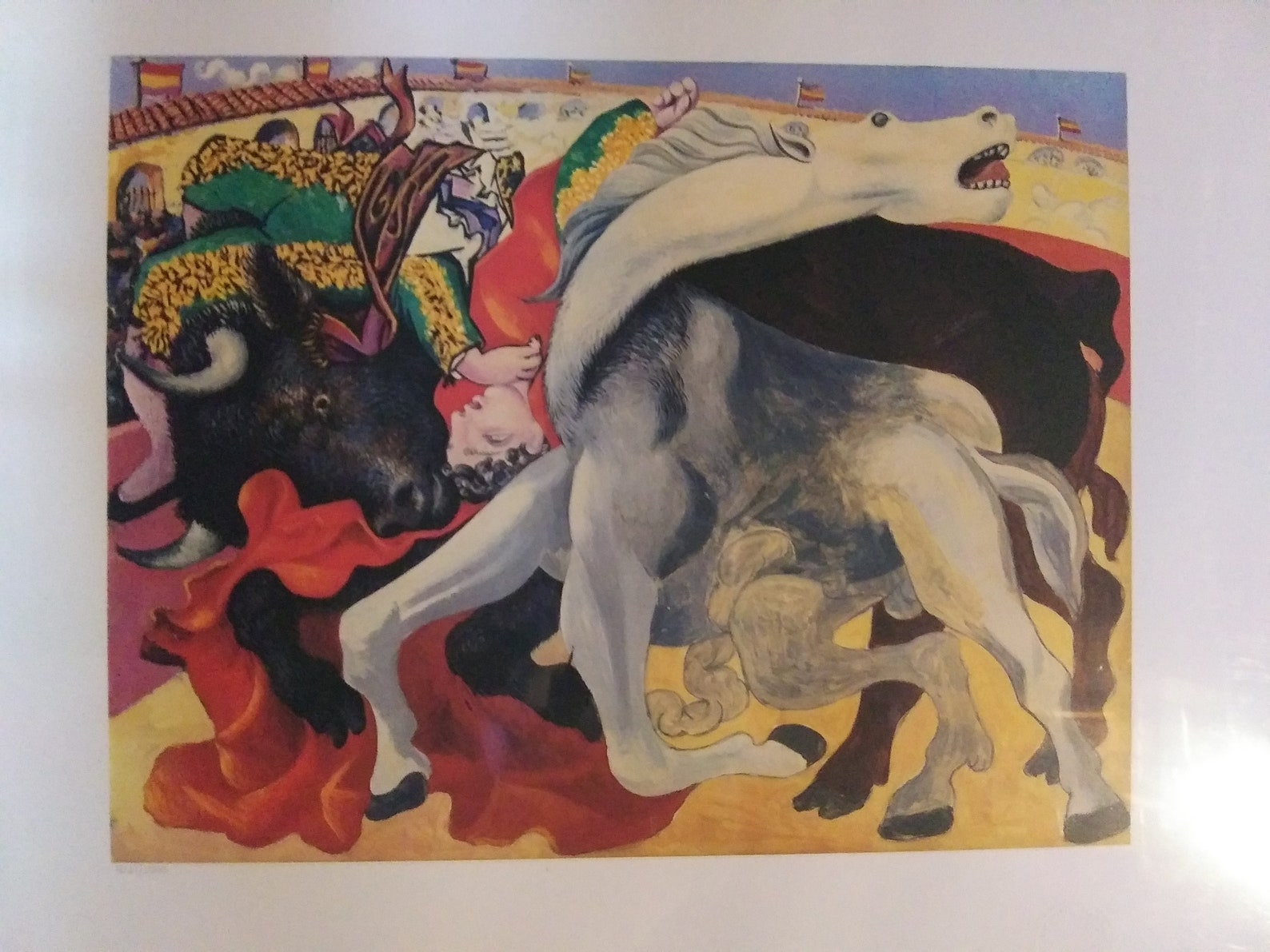 Picasso Stierkampf Limitierter Print Paris - Etsy.de