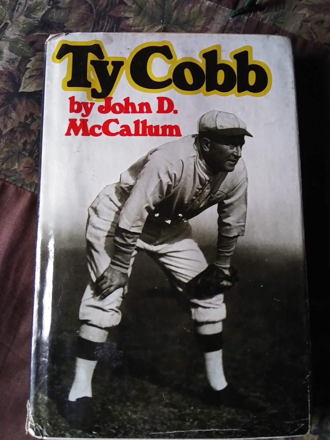 Ty Cobb Vintage Book Baseball 1975 - Etsy