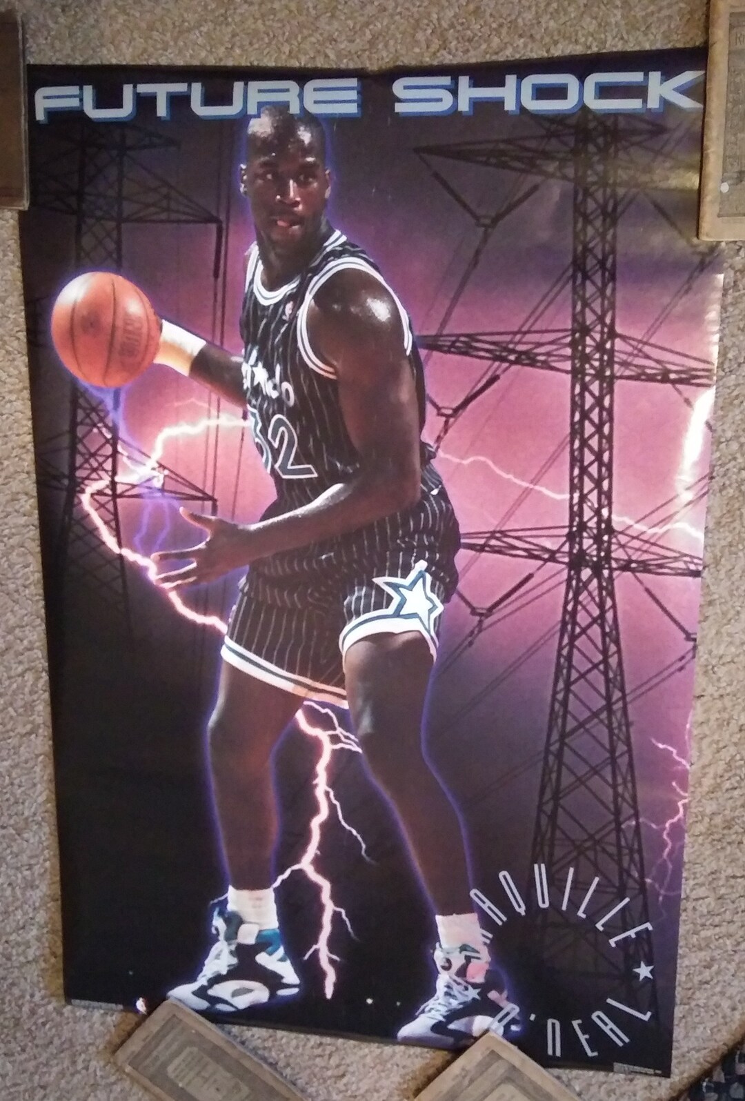 Shaquille Oneal NBA Basketball Poster 1992 - Etsy