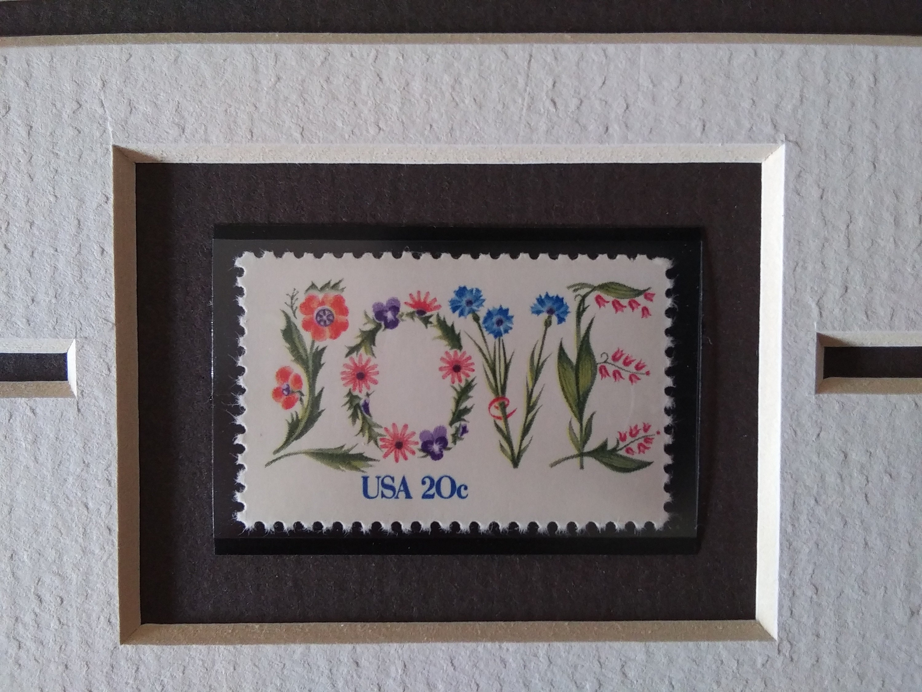 Love Stamp 1973 Philadelphia Matting - Etsy