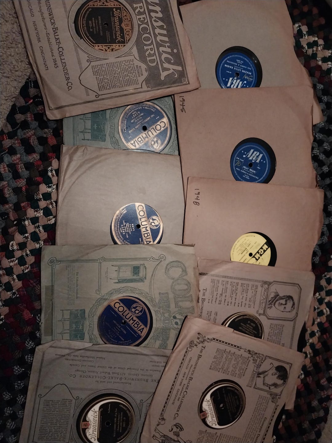Antique Music Records in Sleeves 1920's-1940's - Etsy