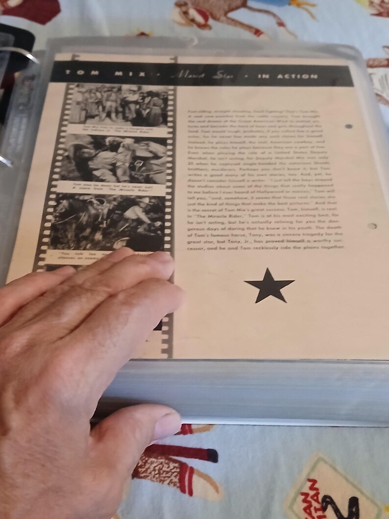 Tom Mix Cowboy Western Star Photo Collection - Etsy