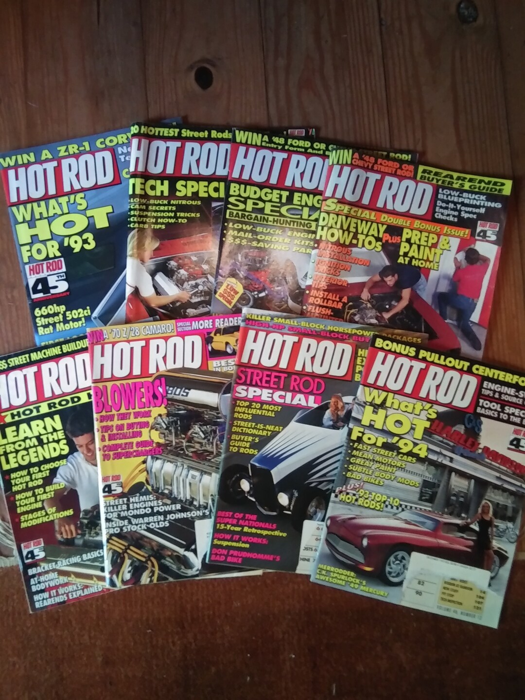 Hot Rod Magazines 1993 8 Issues - Etsy