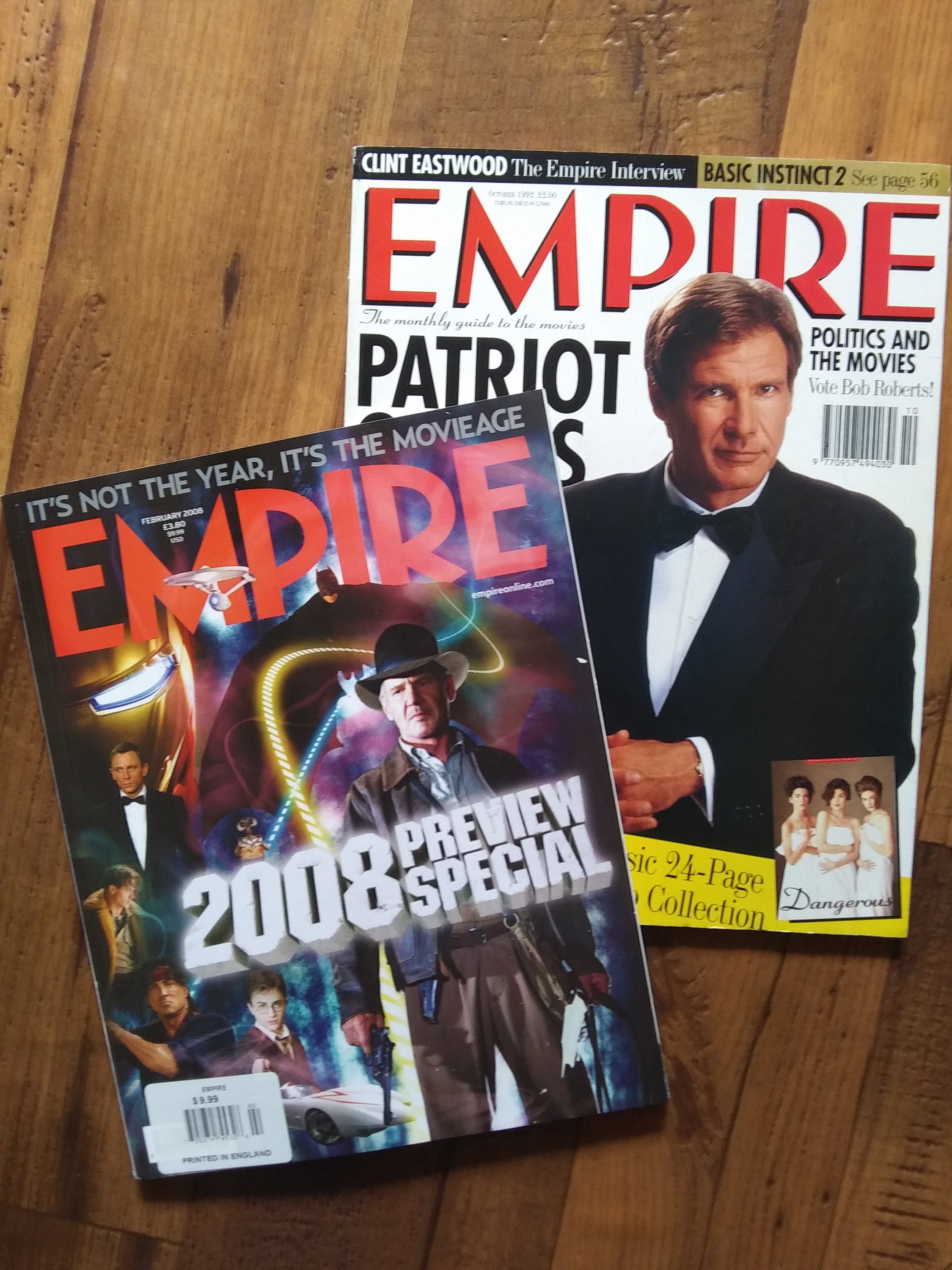 Indiana Jones Empire Magazines 1992 - Etsy
