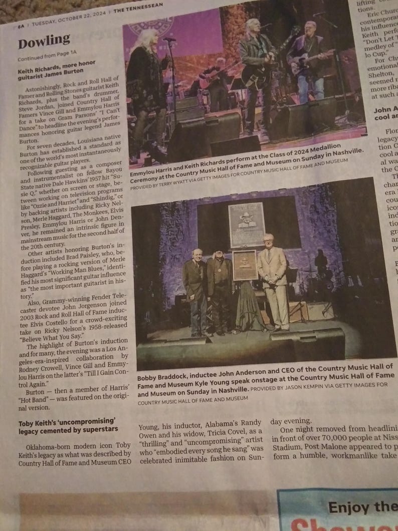 Toby Keith Country Music Hall of Fame Nashville - Etsy