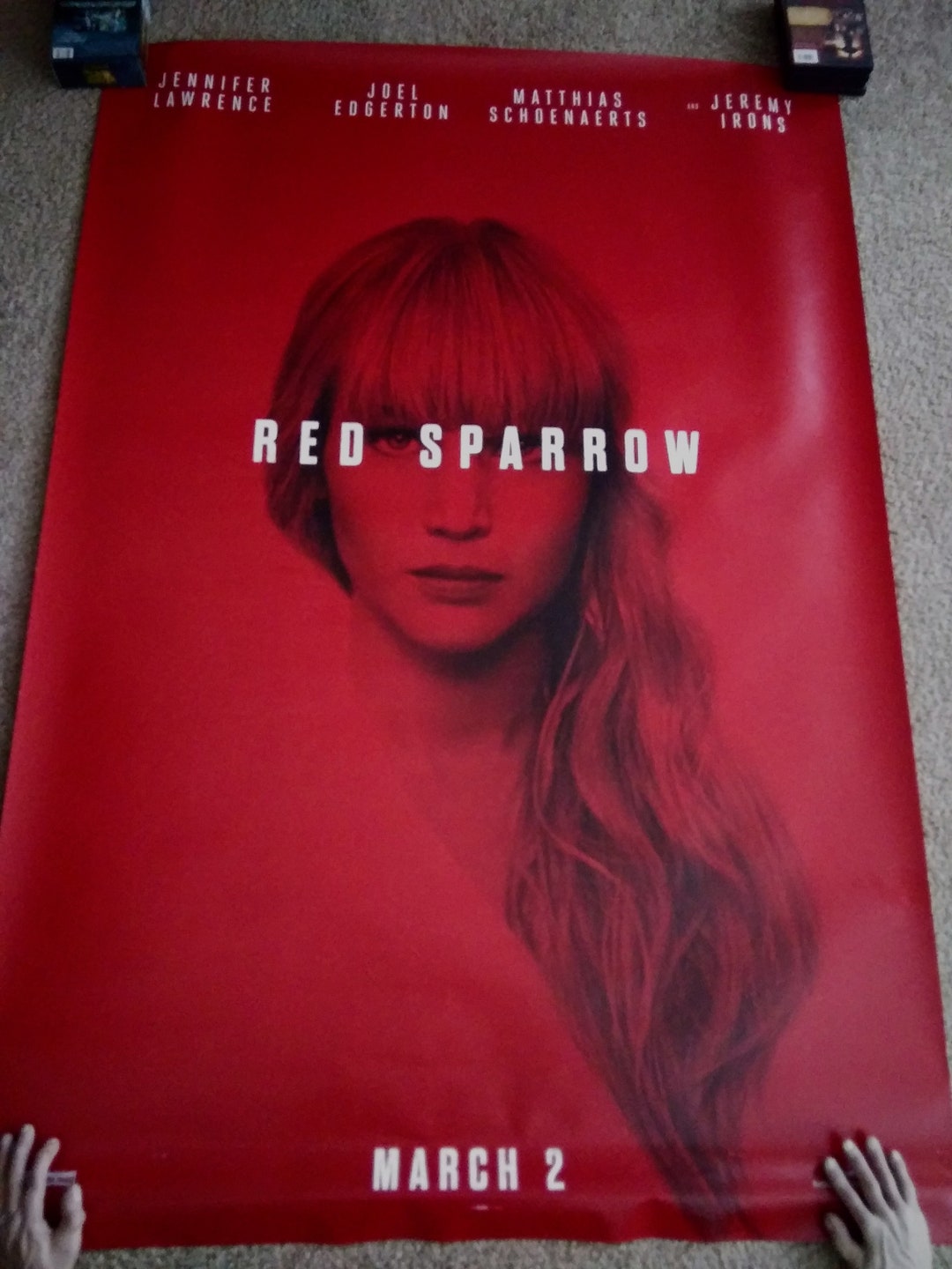 Red Sparrow Jennifer Lawrence Movie Banner 2018 - Etsy