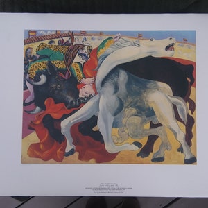 Picasso Stierkampf Limitierter Print Paris - Etsy.de