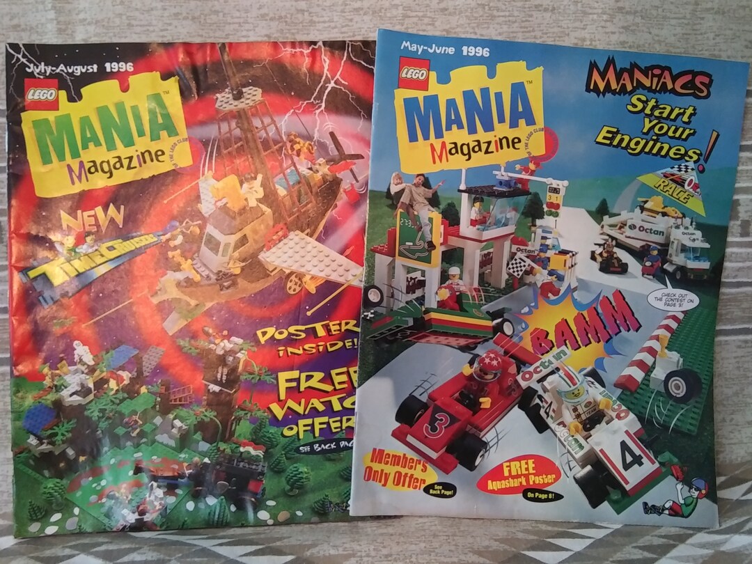 Lego Mania Magazines 1996-1999 - Etsy