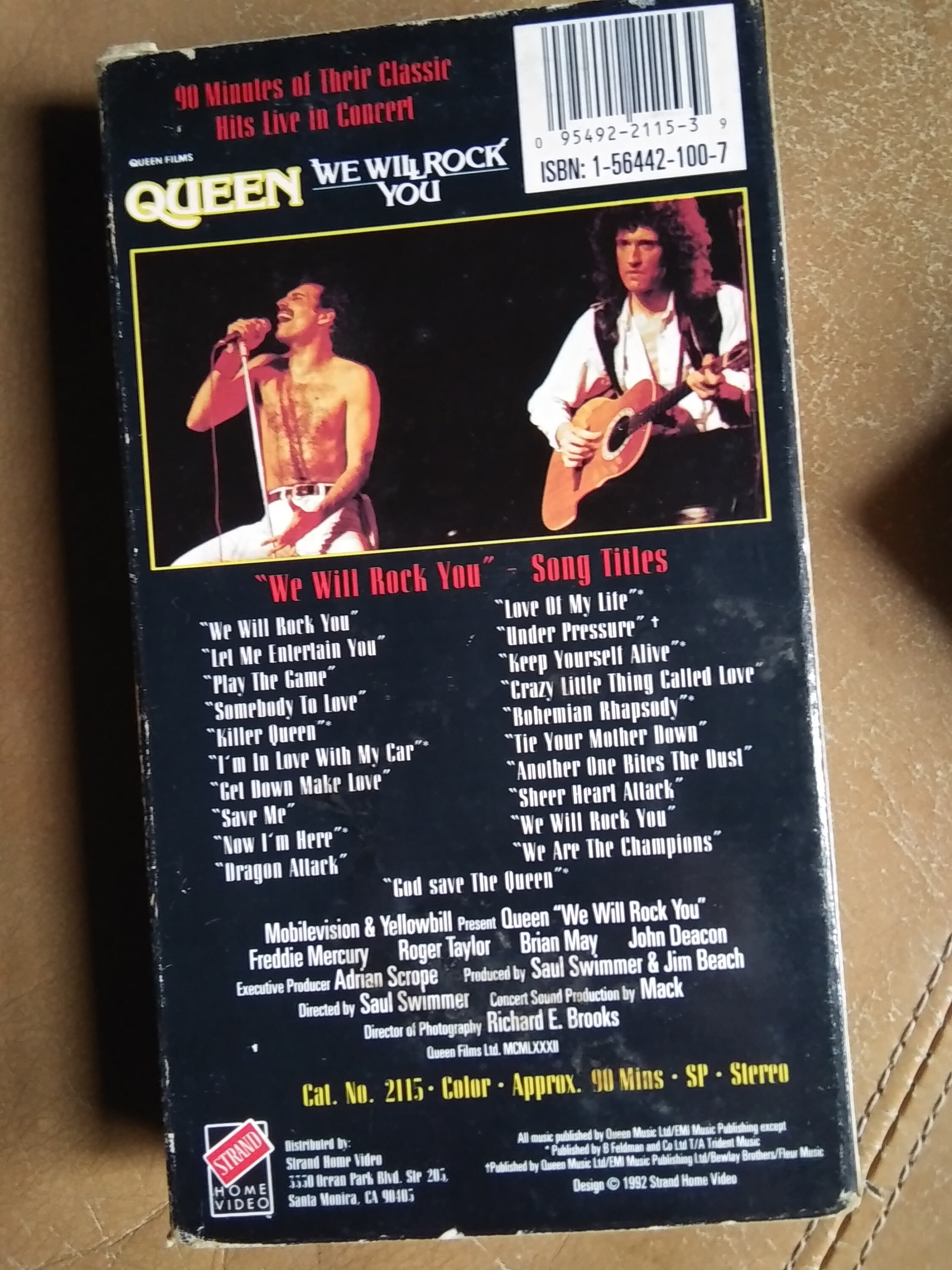 Queen Hendrix Stevie Ray Vaughan Wall Rock VHS - Etsy