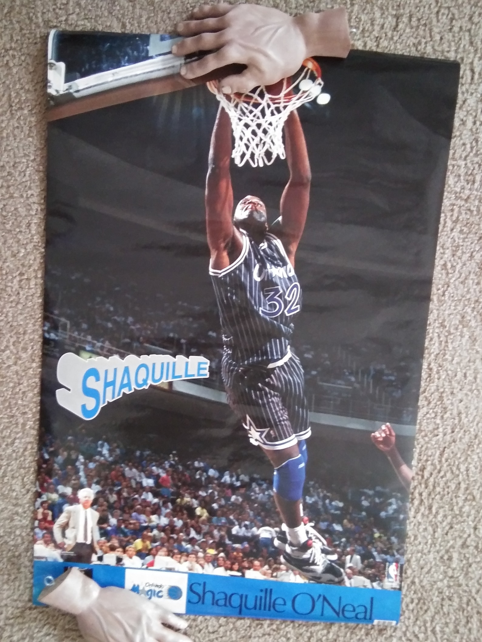Shaquille O'neal NBA Poster 1992 - Etsy