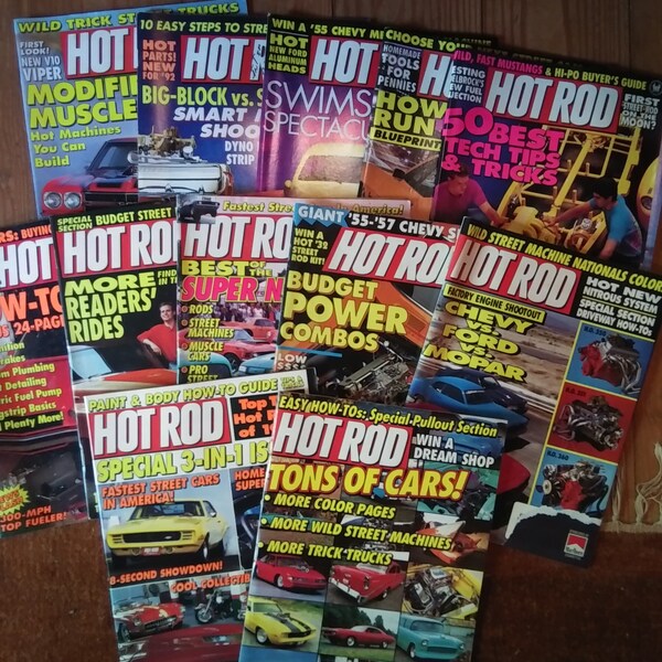 Vintage Hot Rod - Etsy