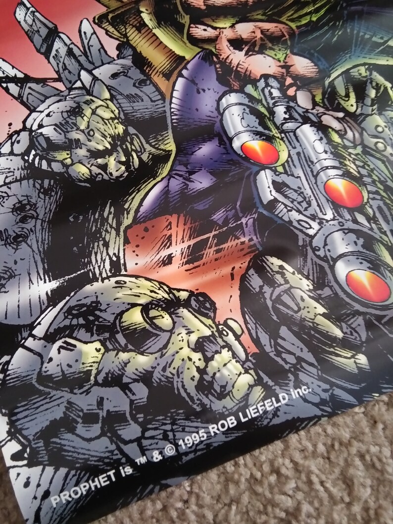 Hellseher 1995 Poster des Comic-Künstler Rob Liefeld - Etsy.de
