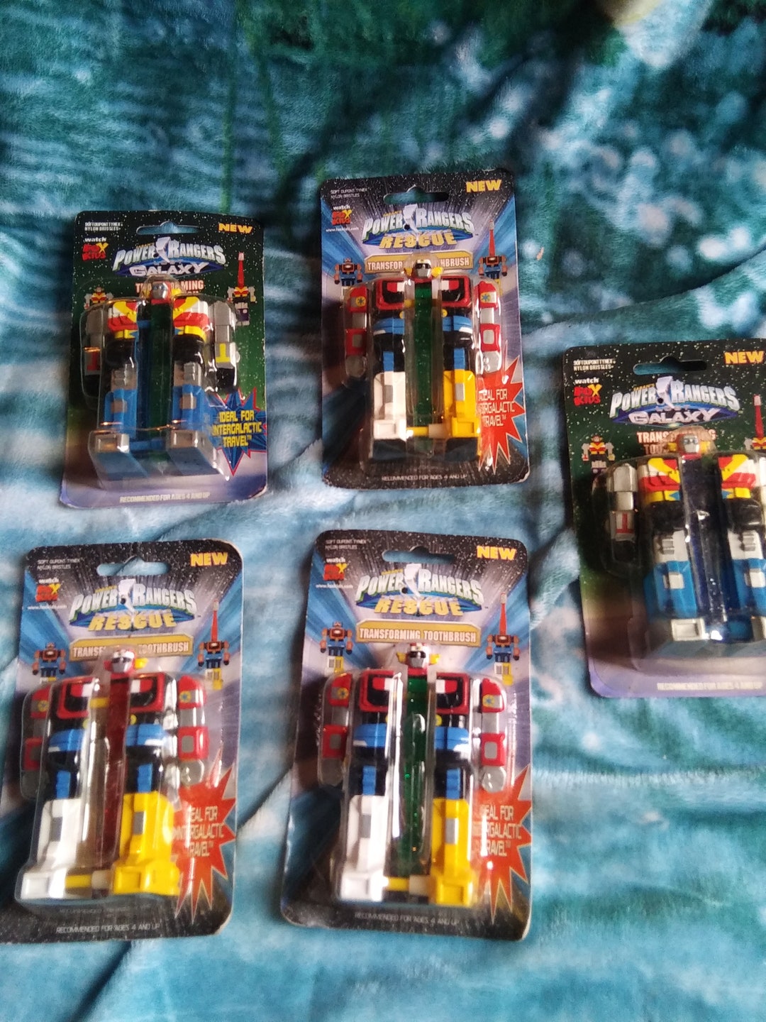 Power Rangers Rescue Galaxy 8 Transforming Toothbrush 2000 - Etsy