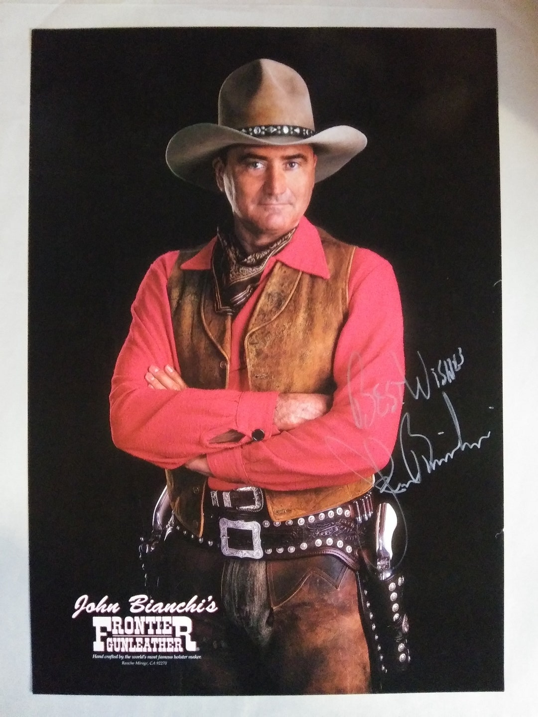 John Bianchi Frontier Gunleather Signed - Etsy